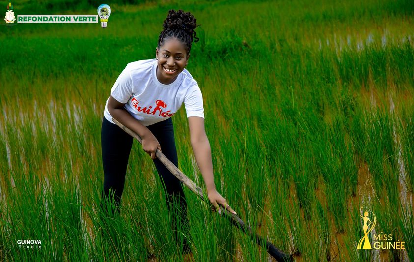 Fatima Koné remporte le Challenge Miss Guinée refondation VERTE - Le ...